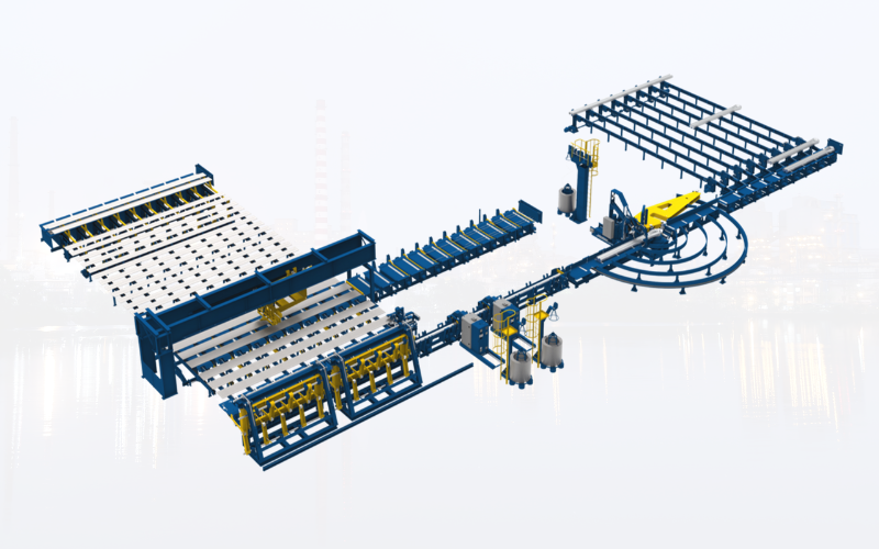 AUTOMATIC TMT BAR HANDLING & BUNDLE BENDING STATION / SYSTEM | Jettherm ...